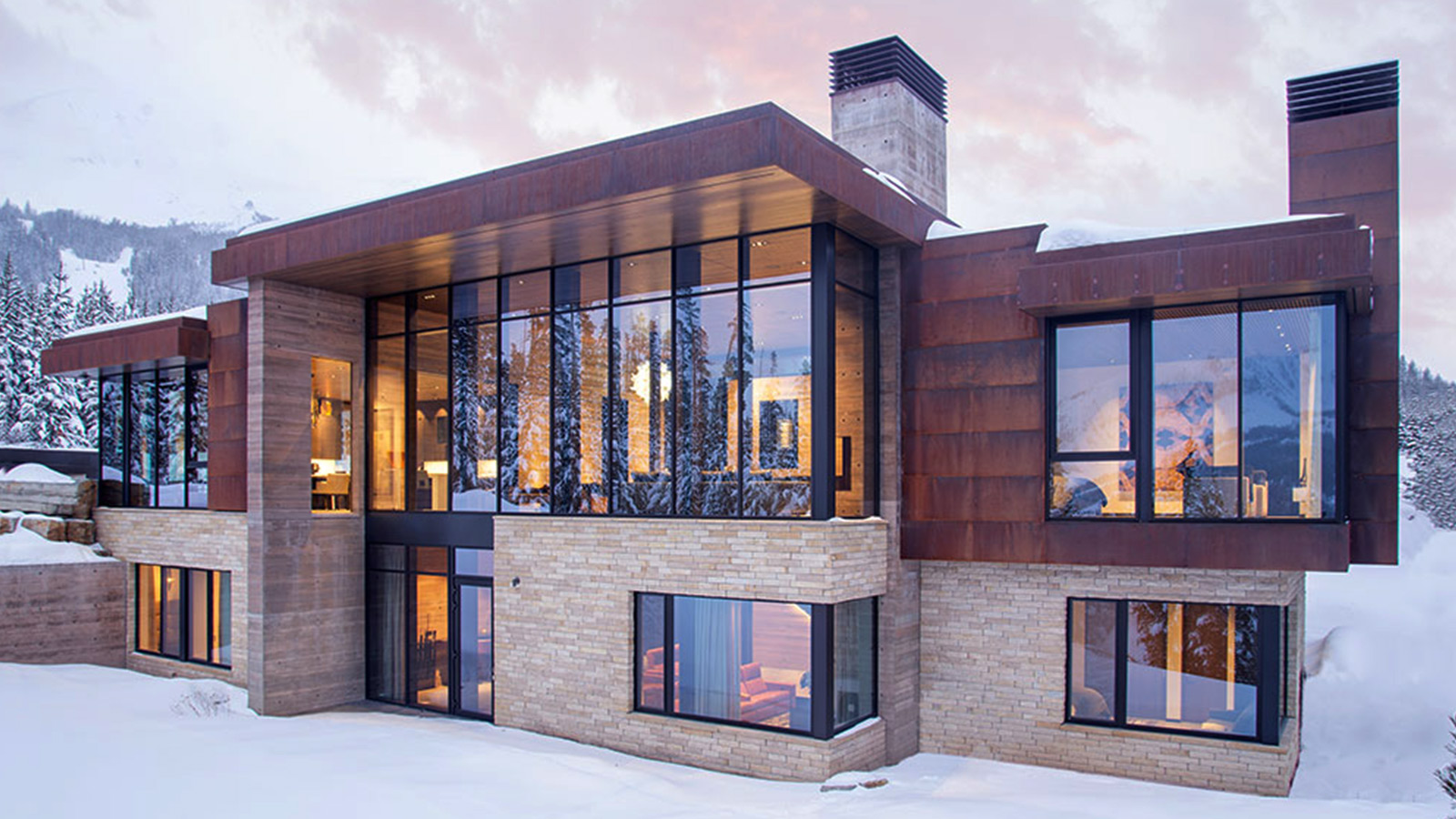 Majestic Views & Modern Design Pair Well In A Montana Home - IMBOLDN