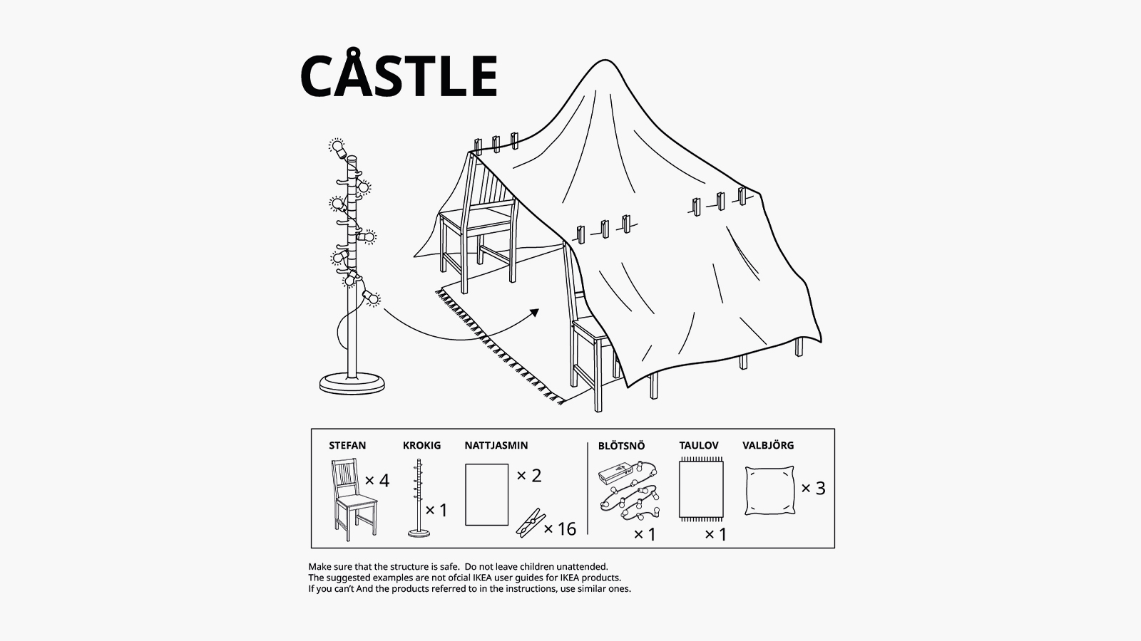 IKEA Releases Instructions For At-Home Forts - IMBOLDN