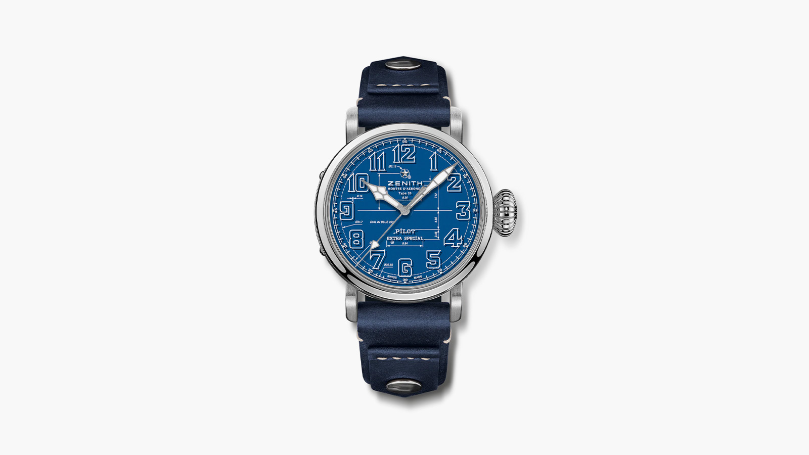 Zenith Unveils The Limited Edition Pilot Type 20 Blueprint Timepiece ...