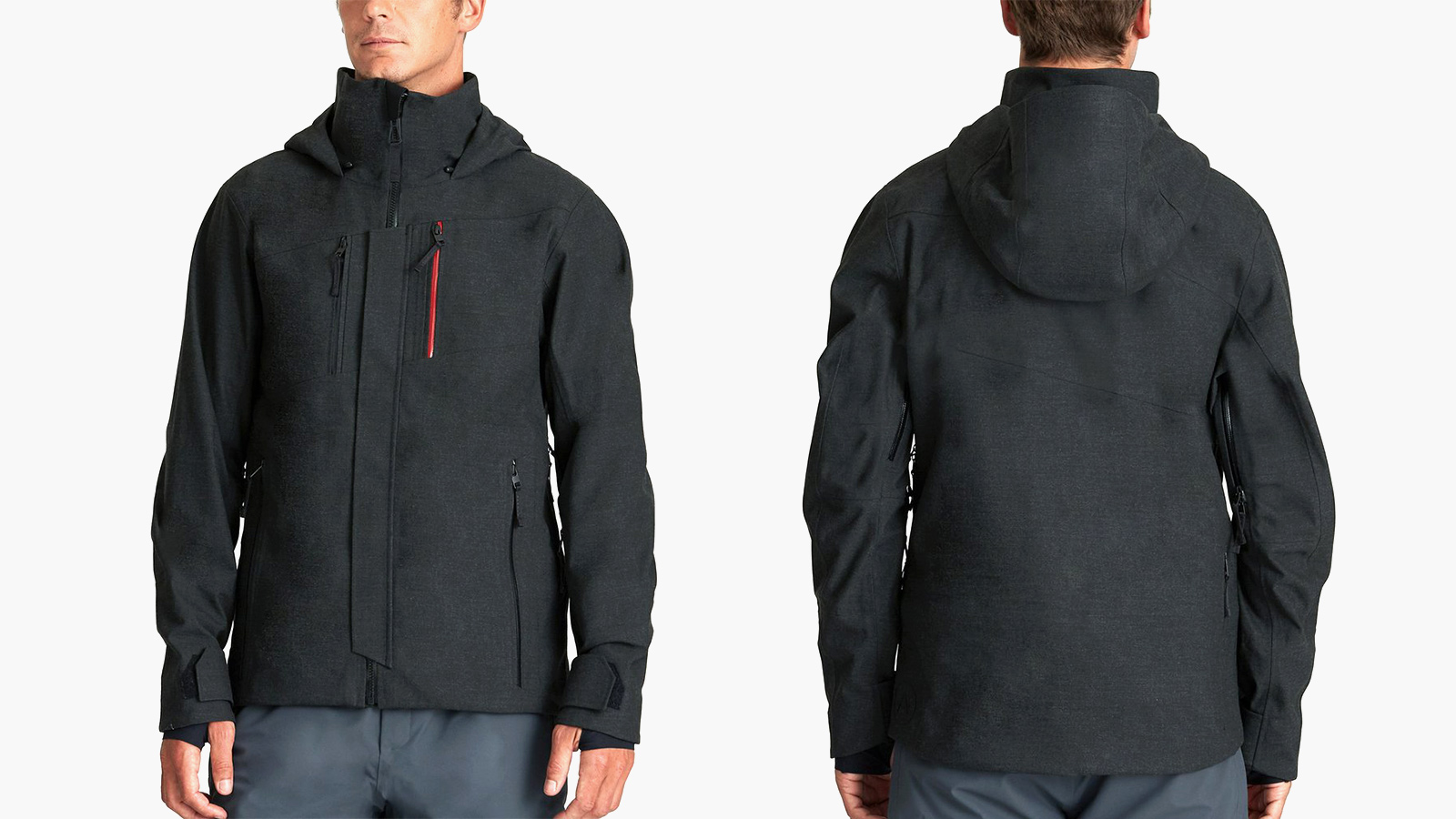 The Aether Catalyst Snow Shell Has A RECCO Rescue Reflector On The Hood Brim For Safety - IMBOLDN