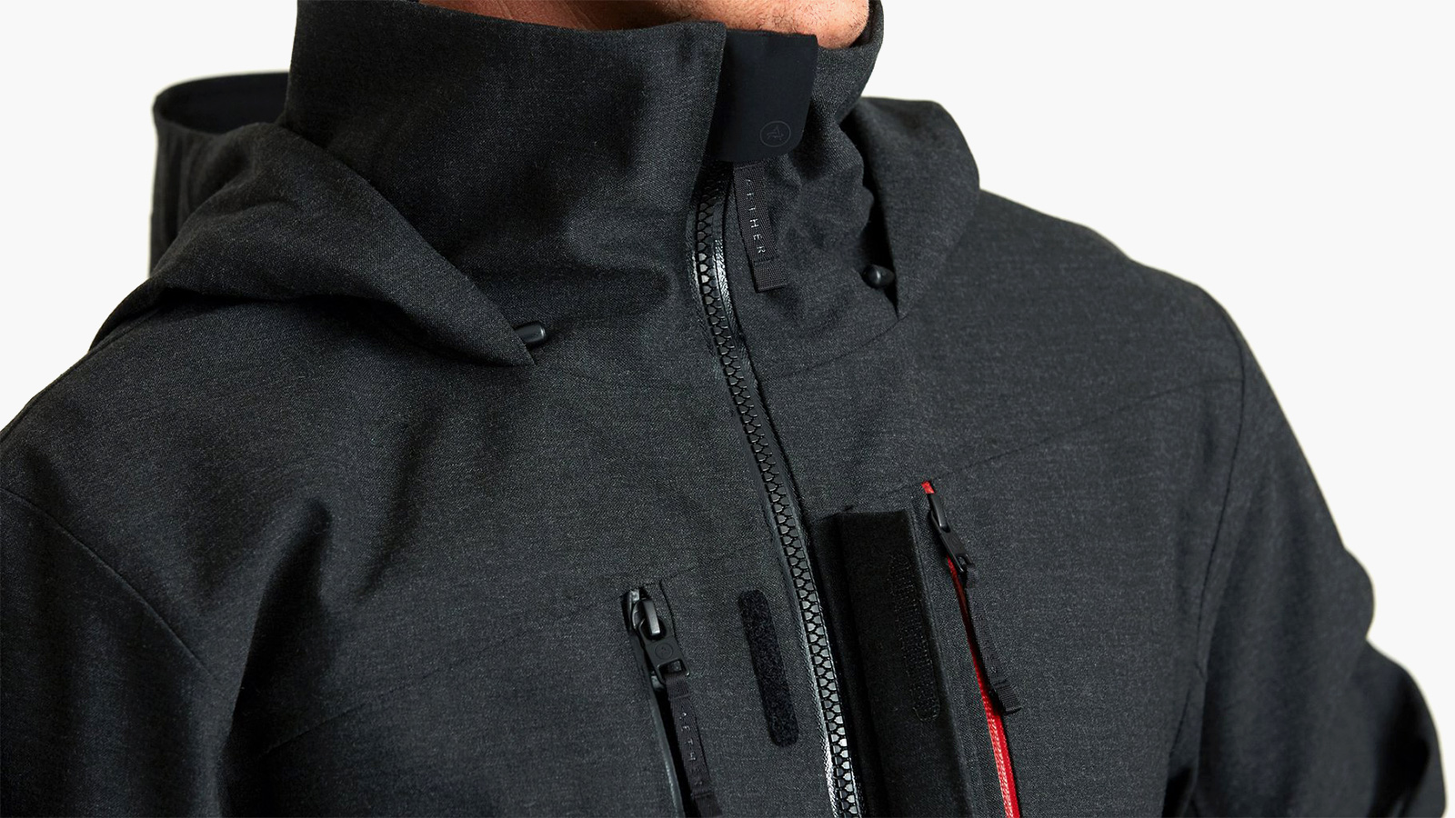 The Aether Catalyst Snow Shell Has A RECCO Rescue Reflector On The Hood ...