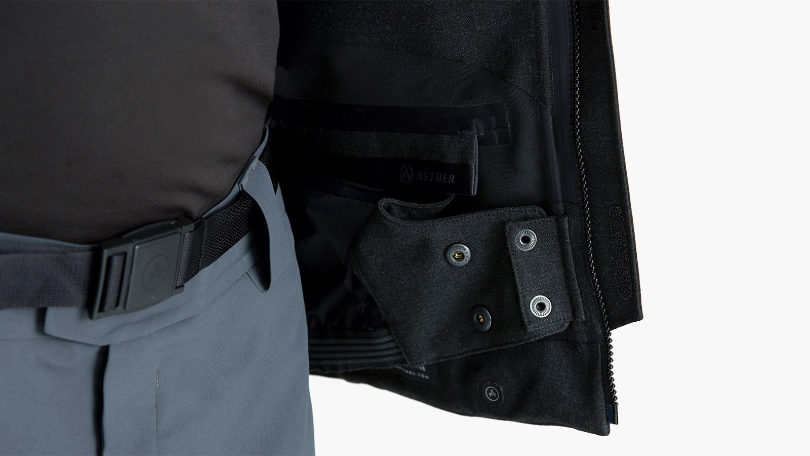 The Aether Catalyst Snow Shell Has A RECCO Rescue Reflector On The Hood ...