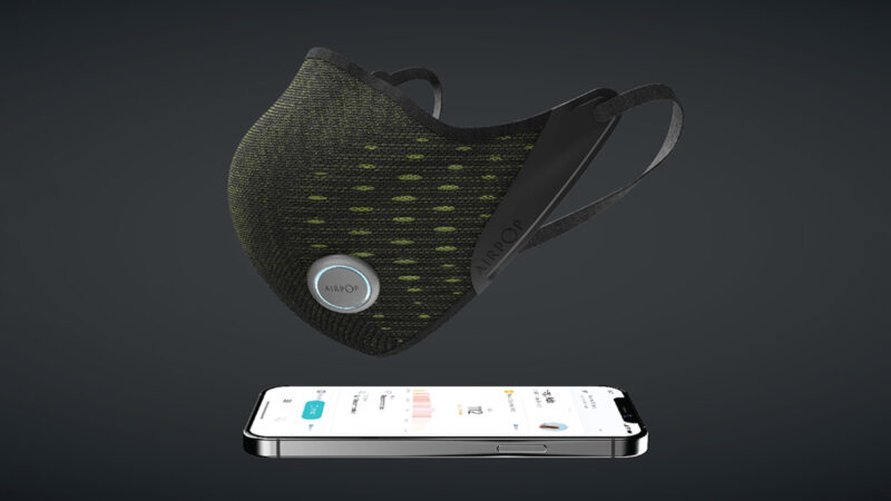 The New AirPop Active+ Smart Mask Helps Wearers Stay In Touch With ...