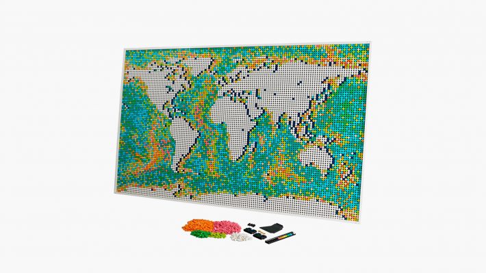 Attention Travel Lovers: LEGO Releases The Art World Map, Its Largest ...