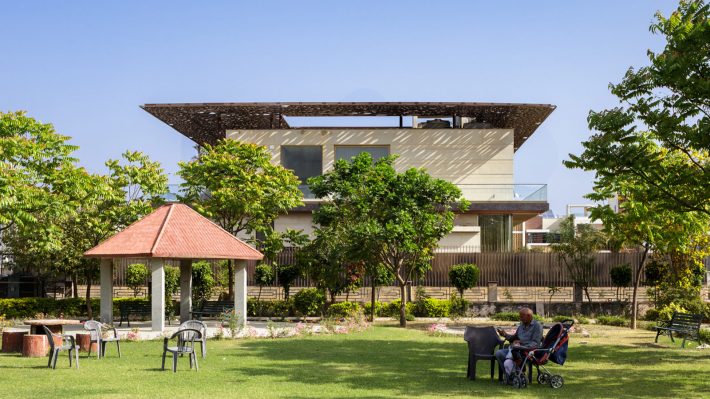 India’s House Under Shadows by Zero Energy Design Lab Is A Near-Net ...