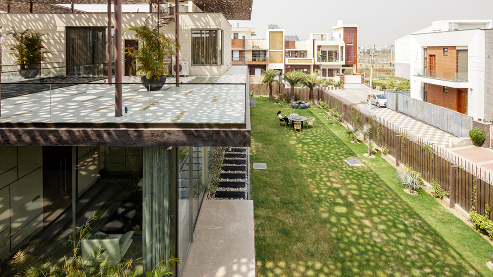 India’s House Under Shadows by Zero Energy Design Lab Is A Near-Net ...