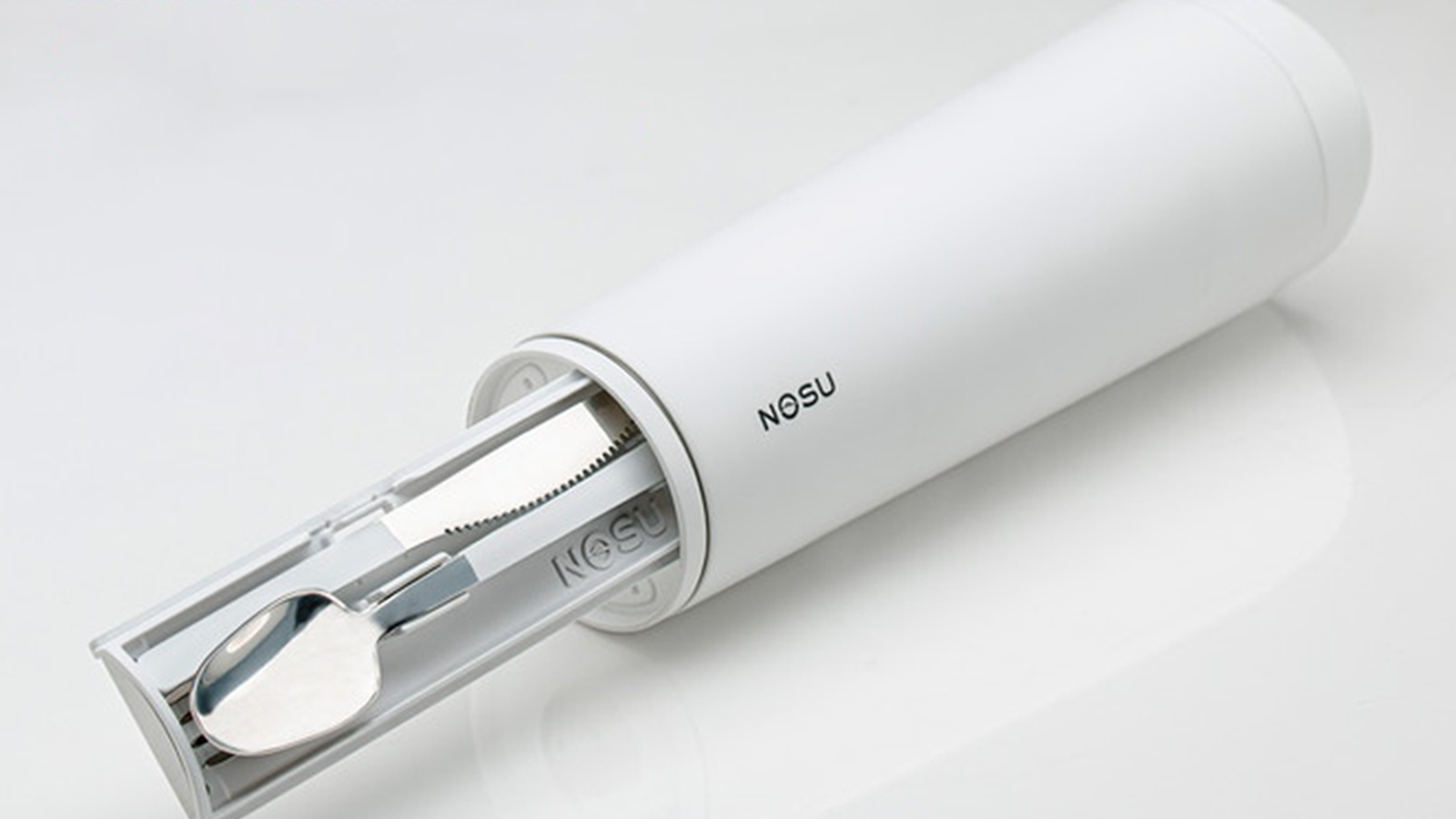 NOSU: The First Reusable Tumbler With Built-In Cutlery - IMBOLDN