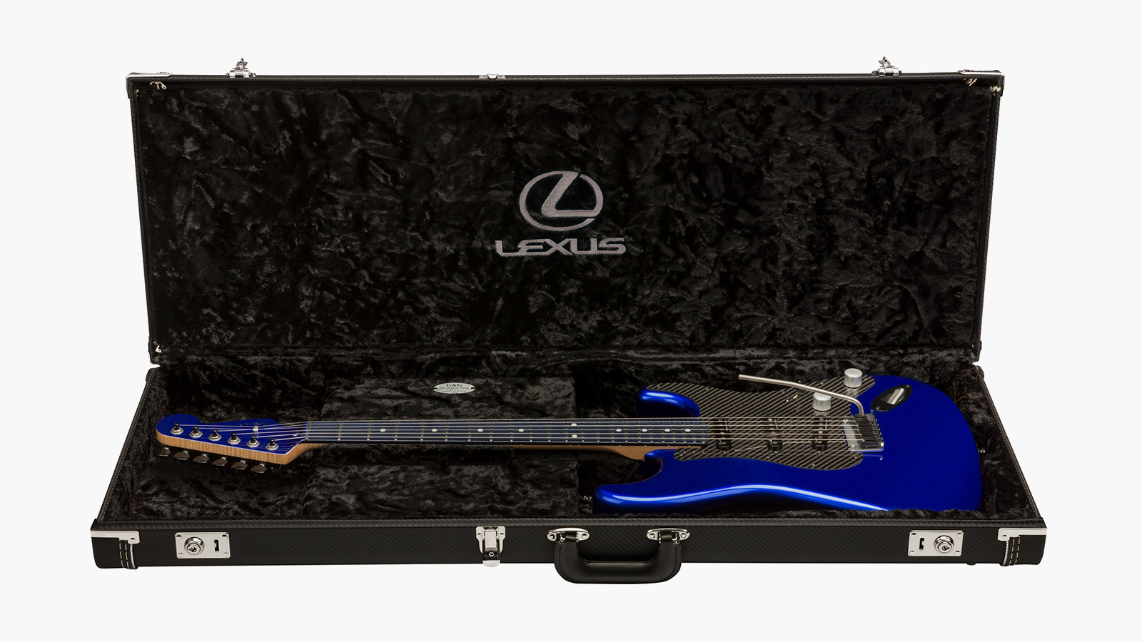 Meet The Stunning Blue Fender x Lexus LC Stratocaster Guitar - IMBOLDN