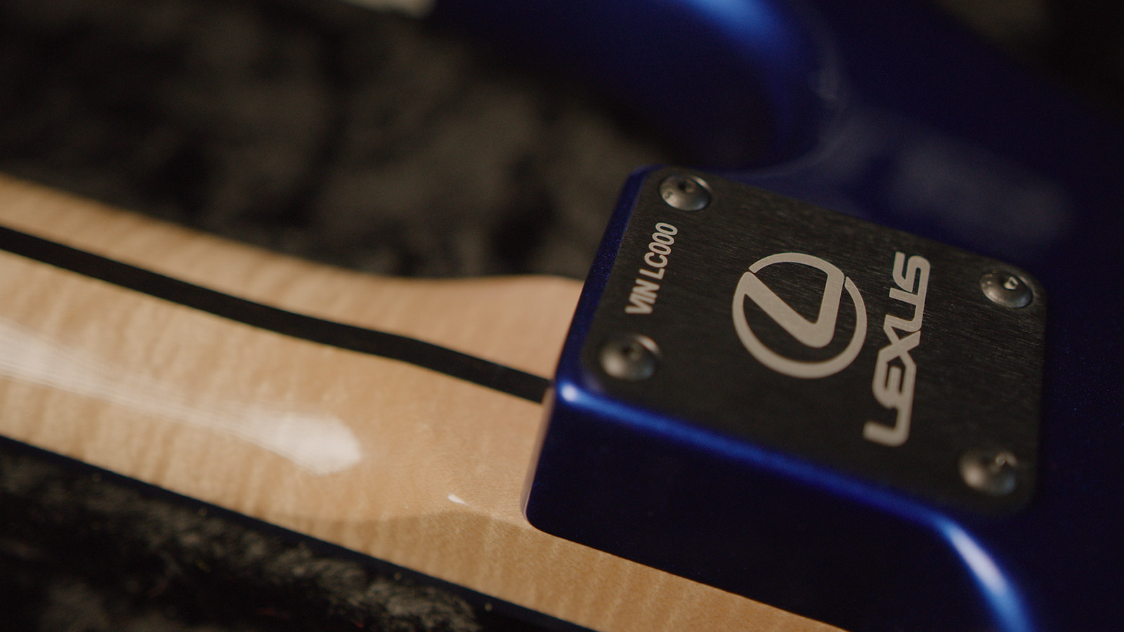 Meet The Stunning Blue Fender x Lexus LC Stratocaster Guitar - IMBOLDN