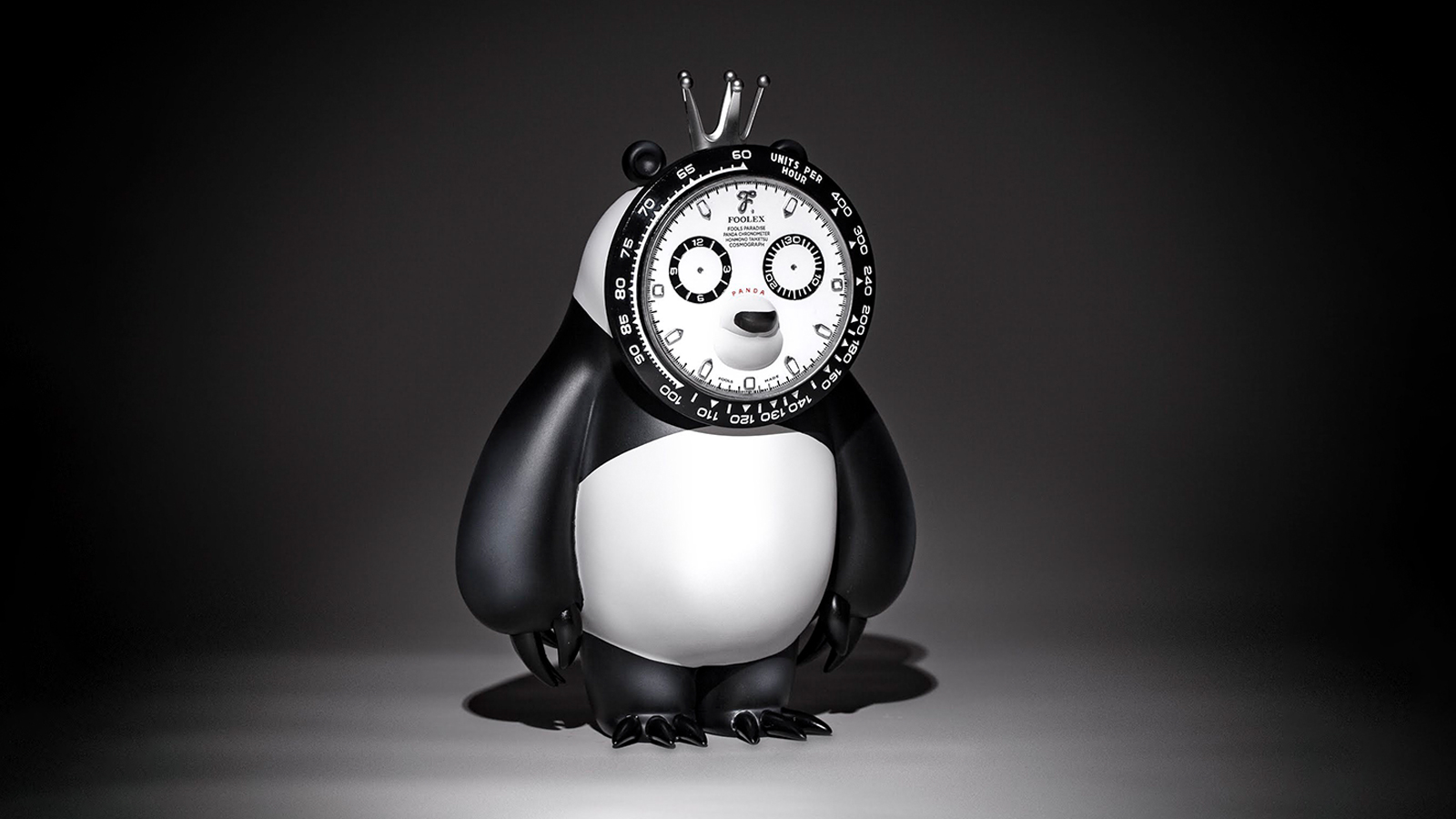 The HONMONO TAIKETSU PANDA Is A Rolex Daytona-Inspired Vinyl Figure ...