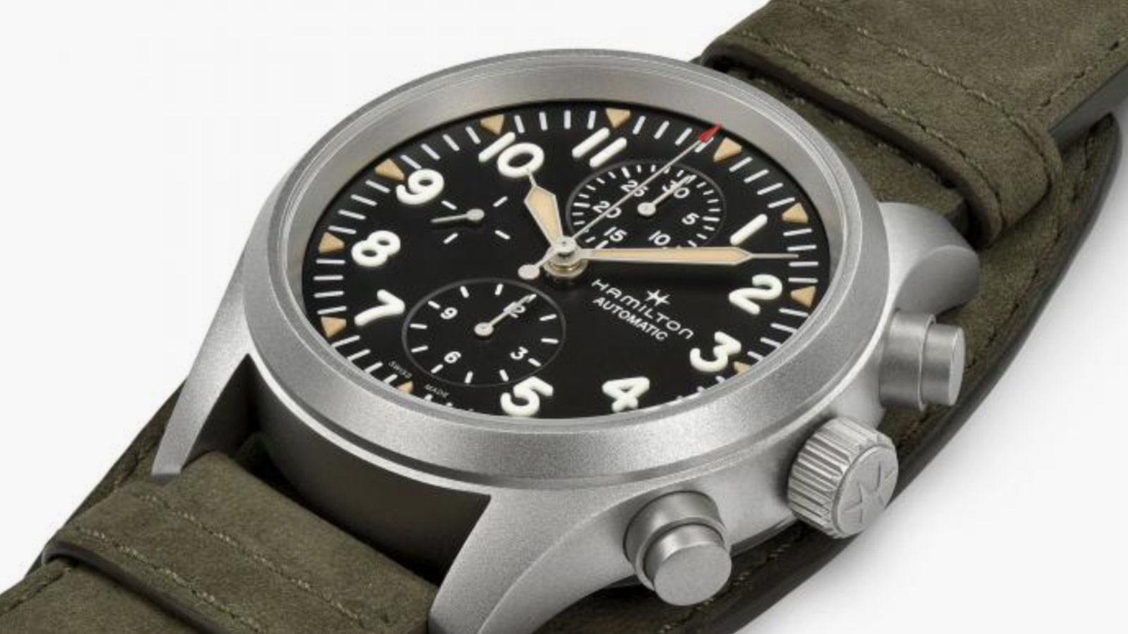 Hamilton Welcomes A New Khaki Field Auto Chrono To The Fold - IMBOLDN