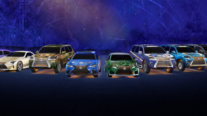 Custom Fleet Of Lexus Cars Get Paired With The Heroes In The Latest ...
