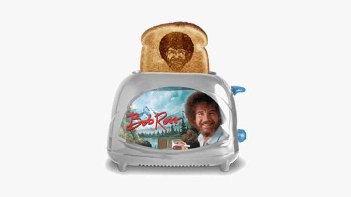 Add Some Flair To Your Kitchen With The Bob Ross Toaster - IMBOLDN