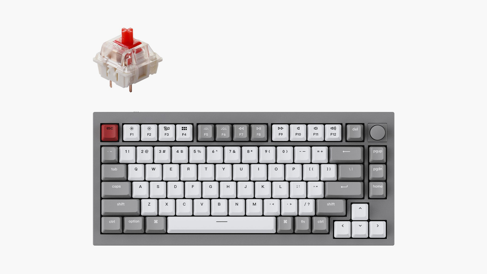 Keychron Unveils Its New Q1 QMK Custom Mechanical Keyboard Knob Version ...