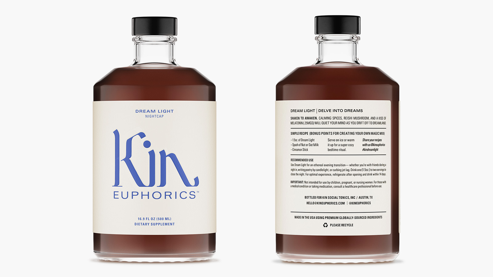 Kin Euphorics Dream Light: A Healthy Nightcap - IMBOLDN
