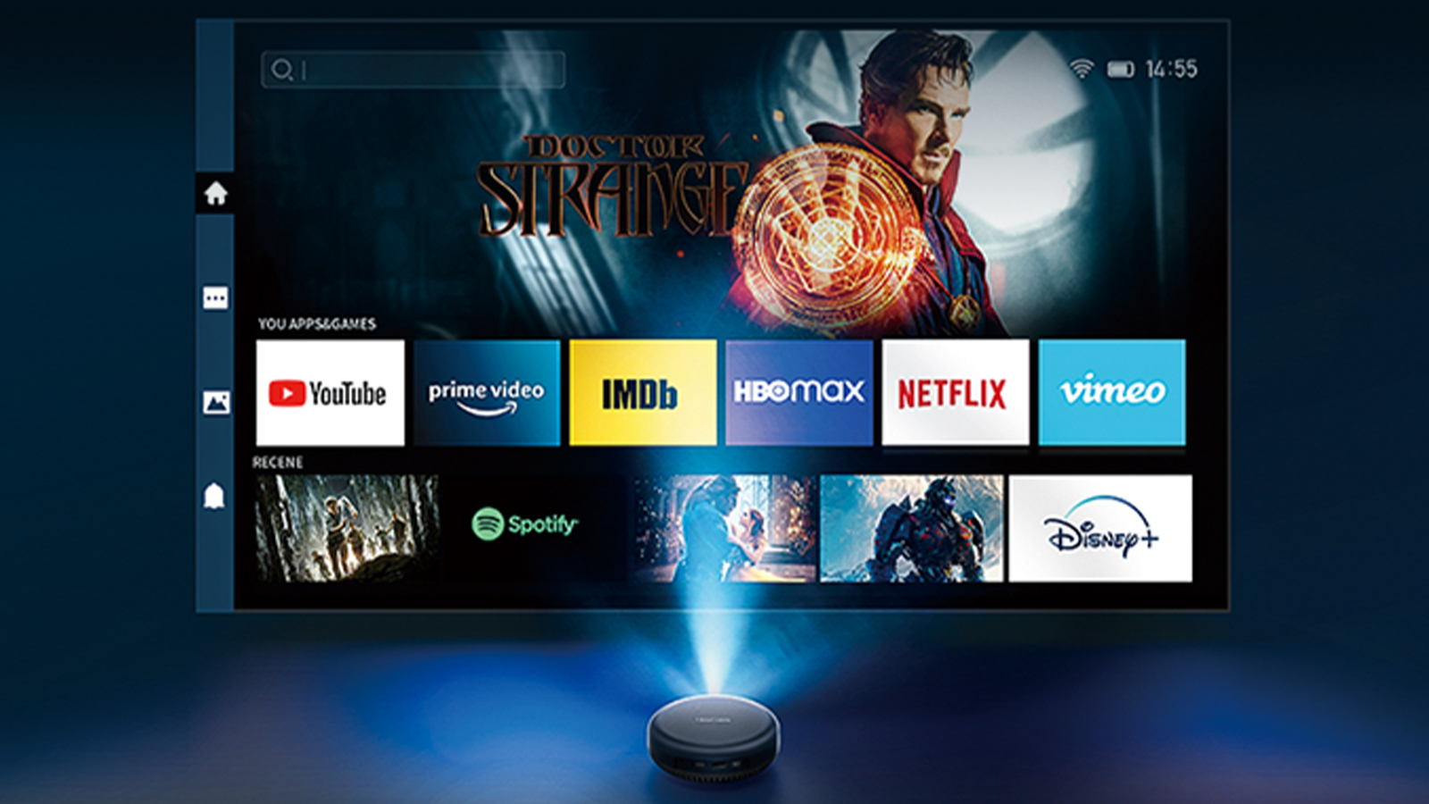 Introducing The iSpace2 Pro Android 9.0 Pocket Projector - IMBOLDN