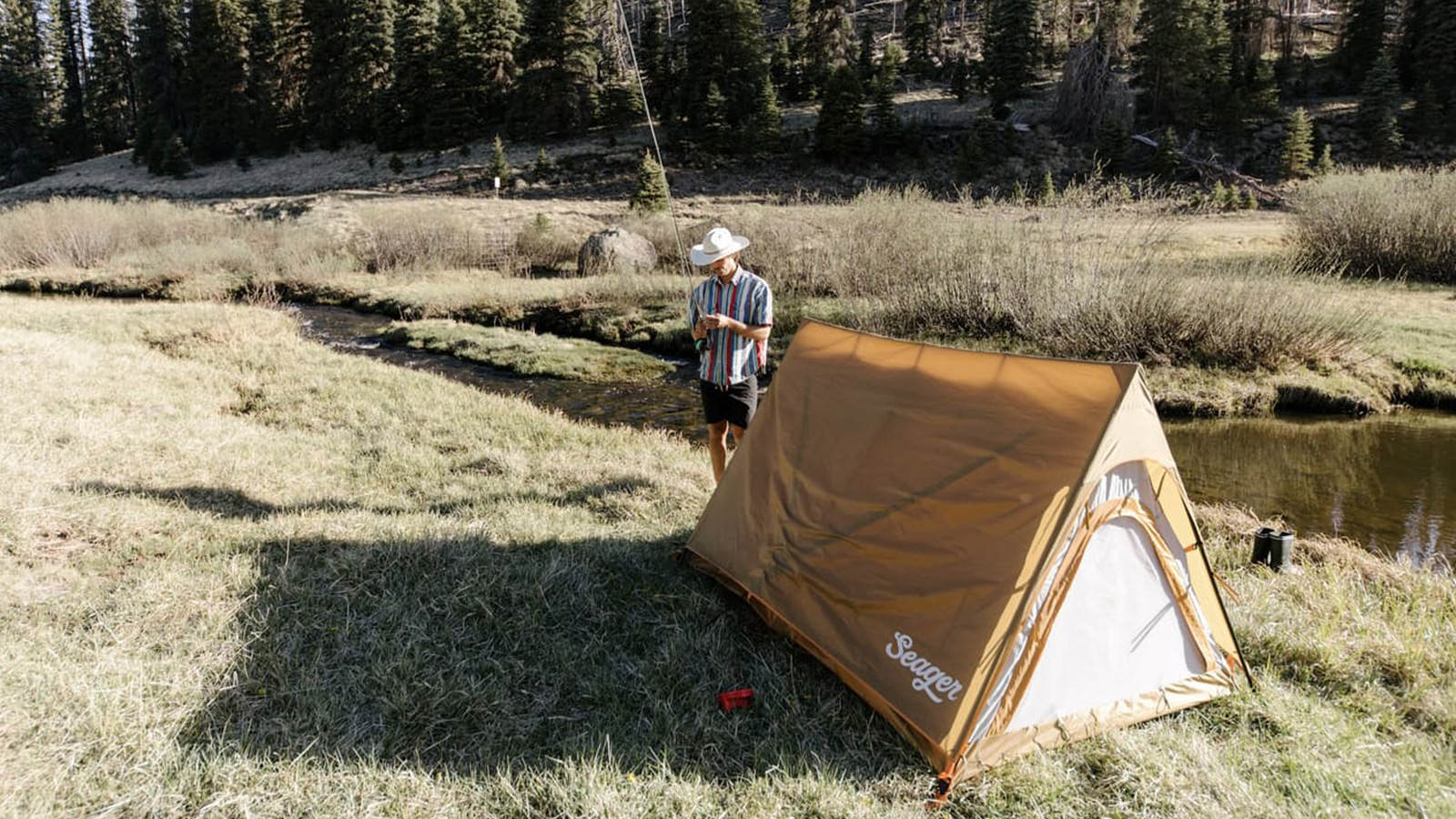 The Seager Co. Free Range Tent Has A Classic A-Frame Design - IMBOLDN