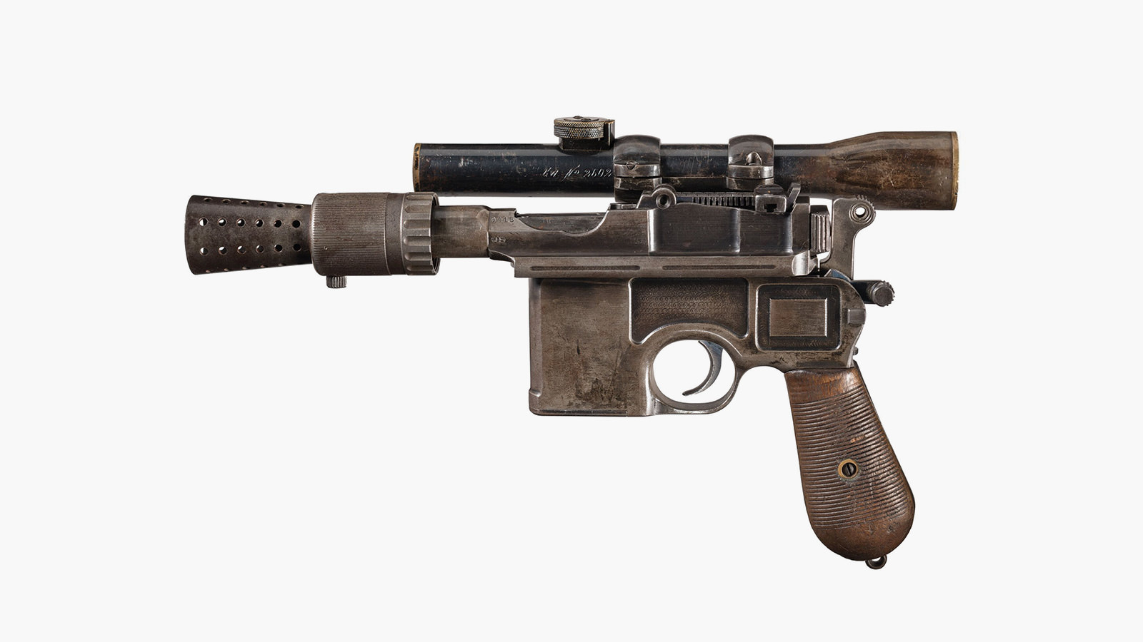 From The Original 'Star Wars' Trilogy, The Han Solo DL-44 Heavy Blaster ...