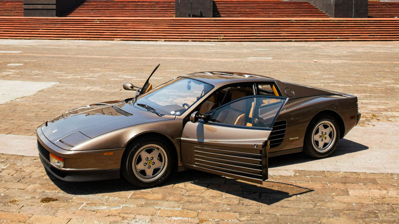 Rare Factory Brown 1988 Ferrari Testarossa Is Too Cool For Red - IMBOLDN Rare Factory Brown 1988 Ferrari Testarossa Is Too Cool For Red - IMBOLDN