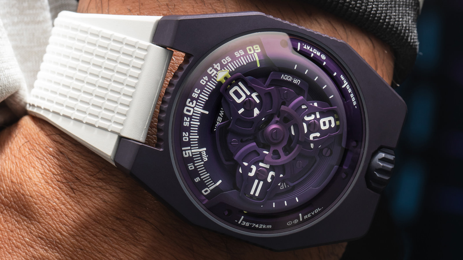 URWERK Drops Its Striking New UR 100V Ultraviolet - IMBOLDN