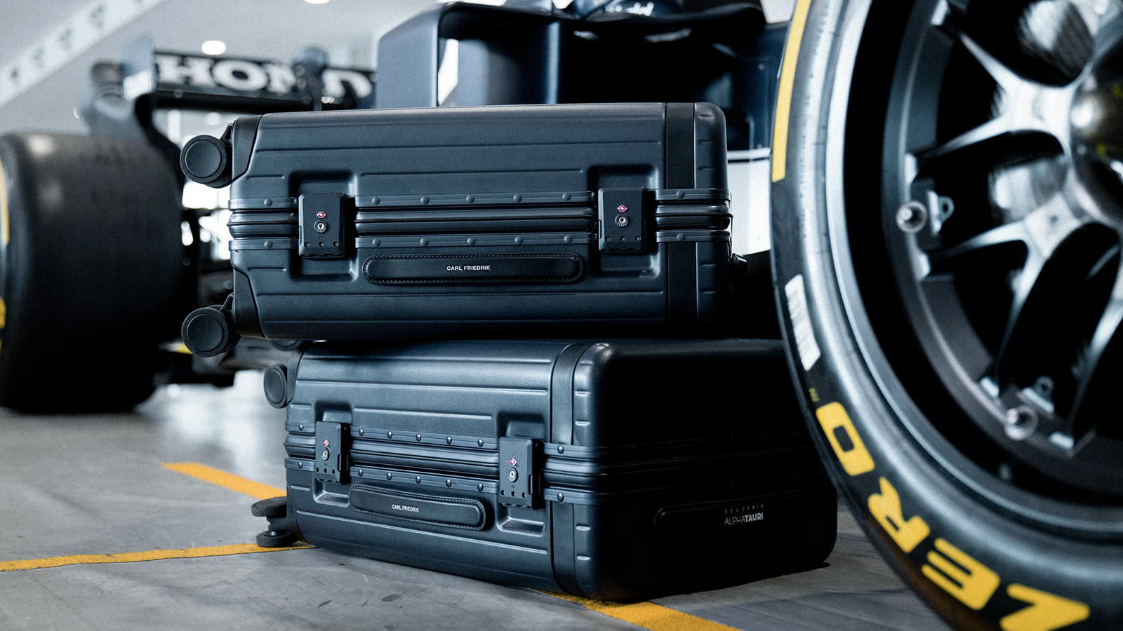 As The Official Luggage Supplier To F1 Team Scuderia AlphaTauri, Carl ...