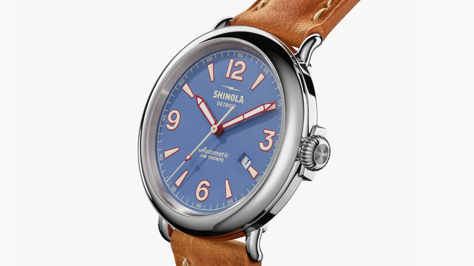 Shinola Debuts The Jim Thorpe Great American Series Runwell Automatic ...