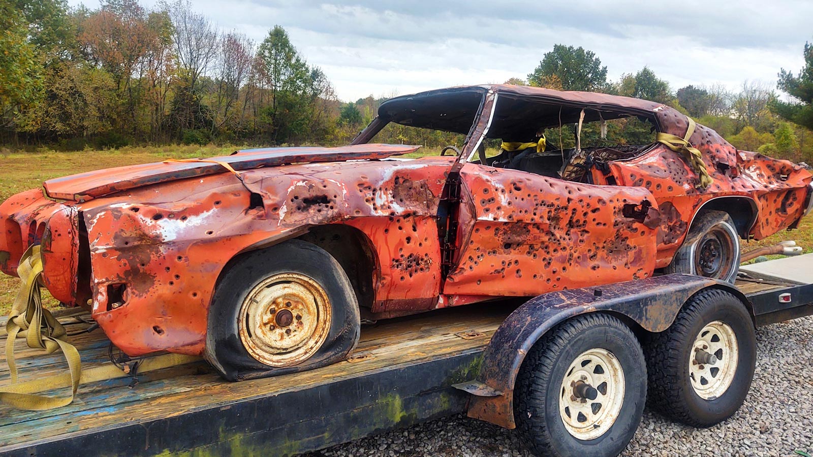 Zombified 1970 Pontiac GTO is a Tire Smoking Work of Art that Took 40 ...