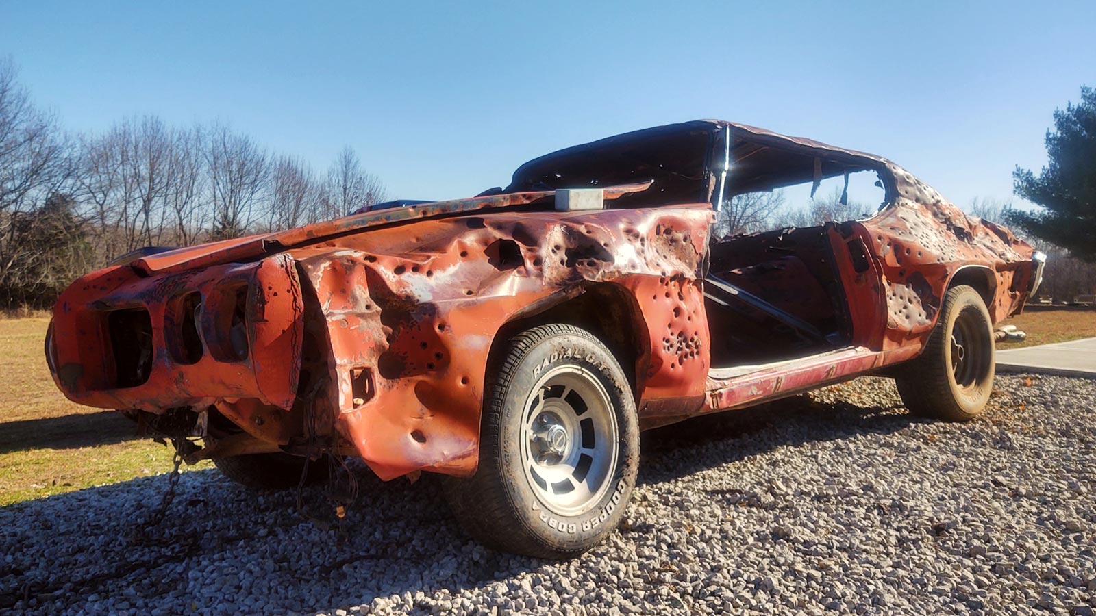 Zombified 1970 Pontiac GTO is a Tire Smoking Work of Art that Took 40 ...