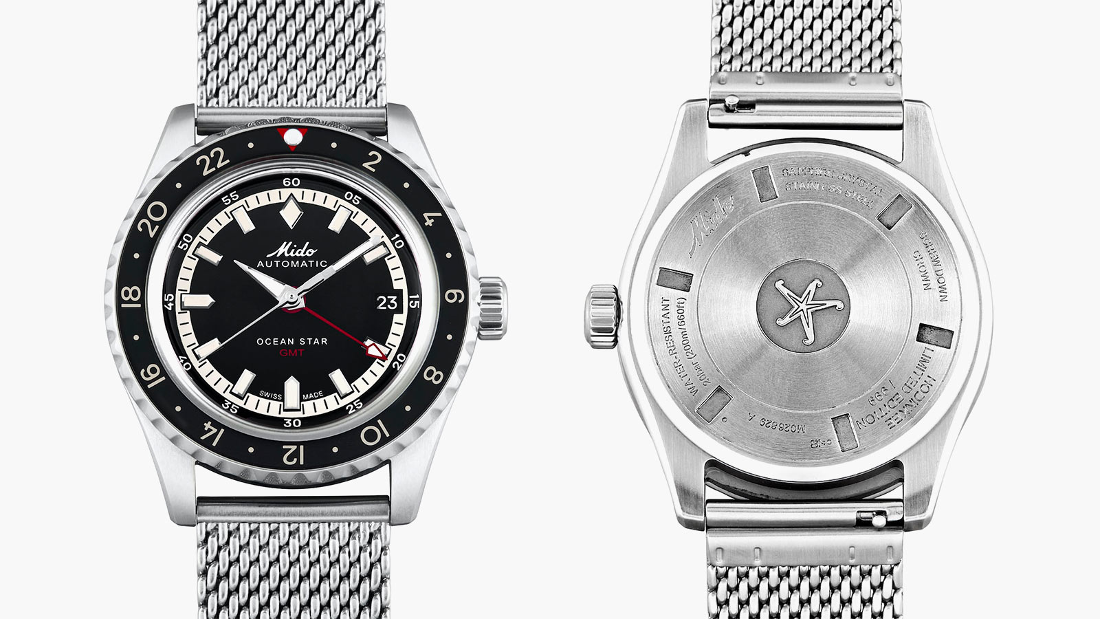 Mido And Hodinkee Partner To Introduce The Mido Ocean Star GMT Limited ...