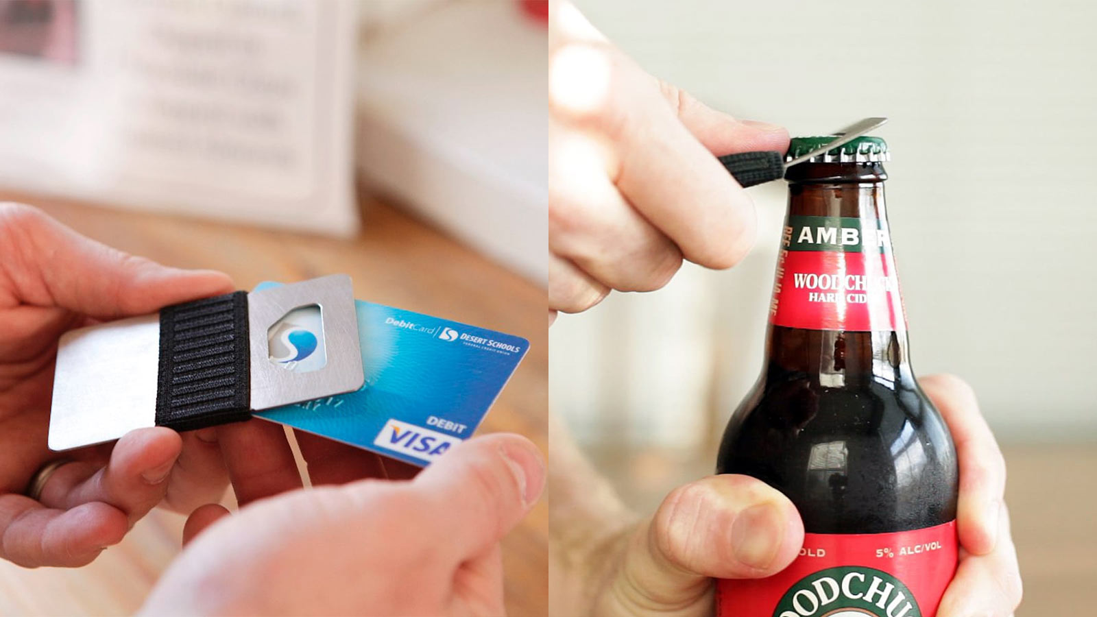 Presenting The Spine Titanium Wallet + Bottle Opener - IMBOLDN