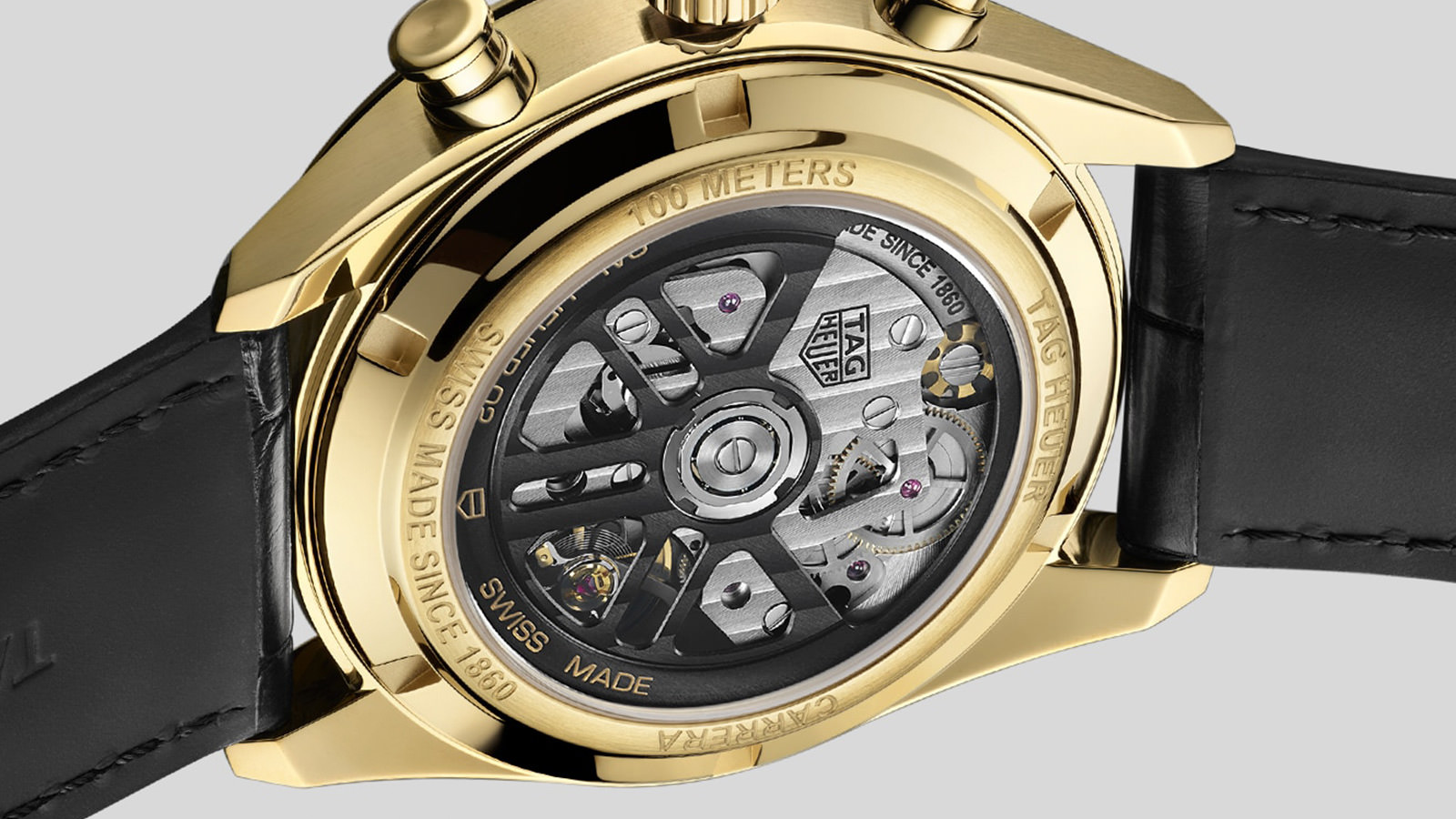 TAG Heuer Presents The Carrera 18K 3N Yellow Gold Chronograph - IMBOLDN
