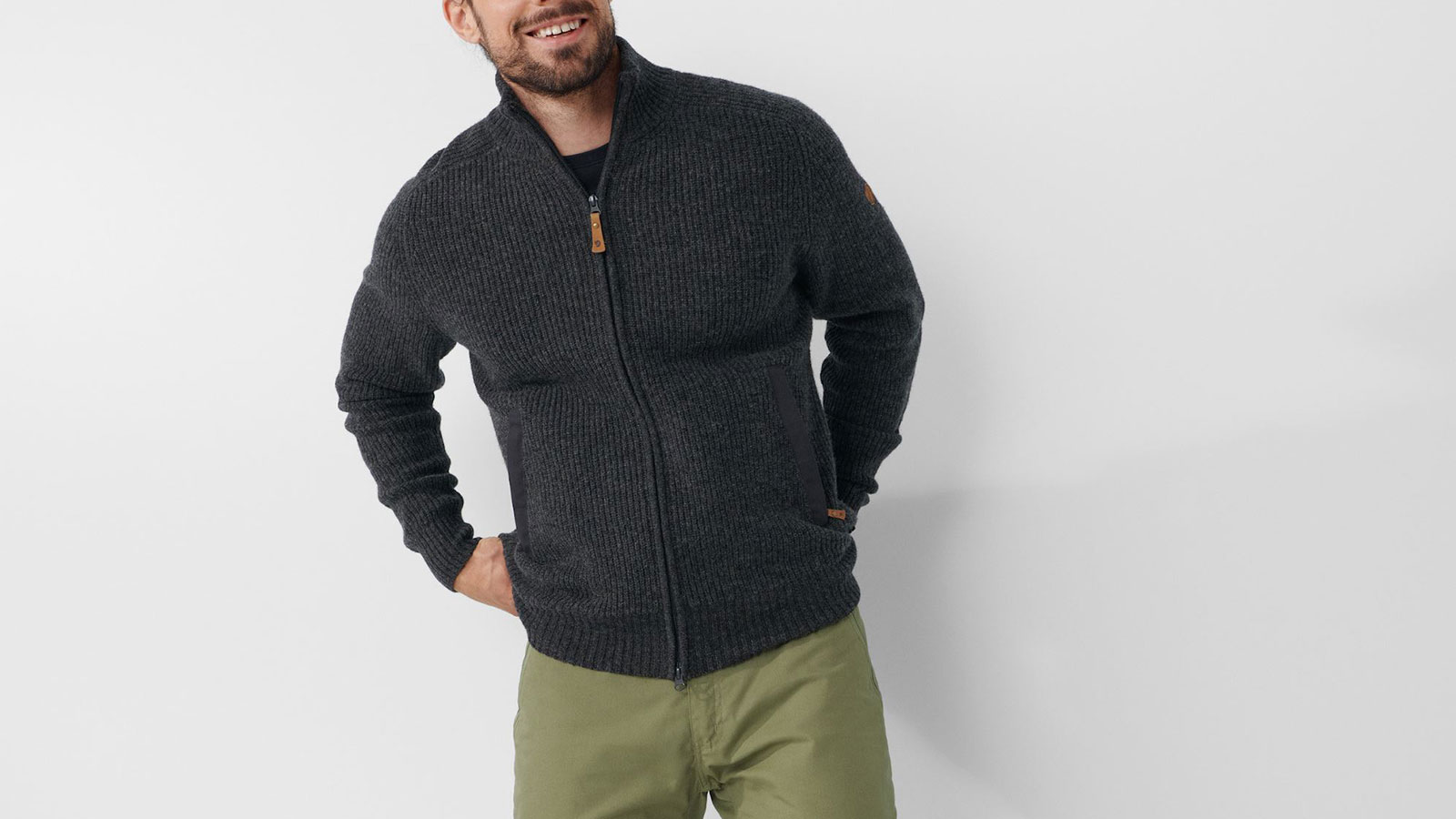 Fjällräven Övik Zip Cardigan Knit M Offers Everyday Warmth - IMBOLDN