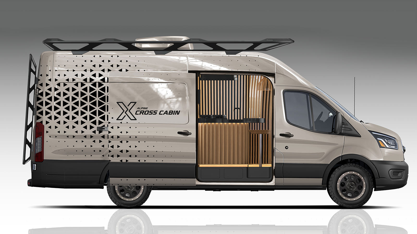 Alpine Cross Cabin Van Concept Is A Camper Van For Digital Nomads - IMBOLDN