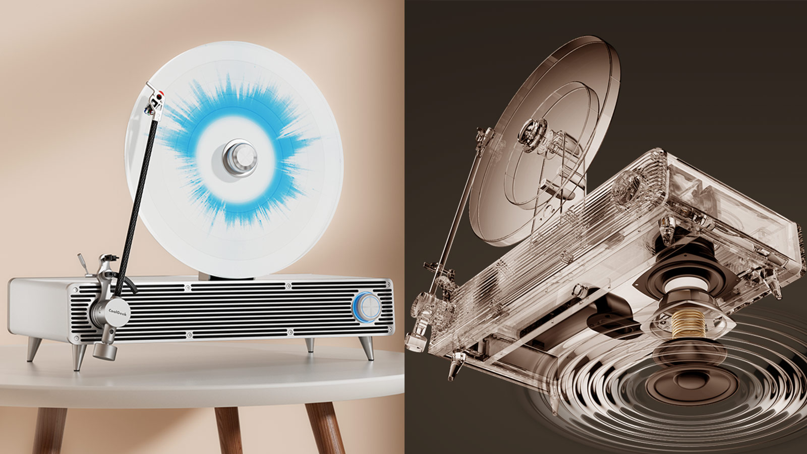 Cool Geek VS-01 Bluetooth And Vinyl Record Player Embraces The Past And ...