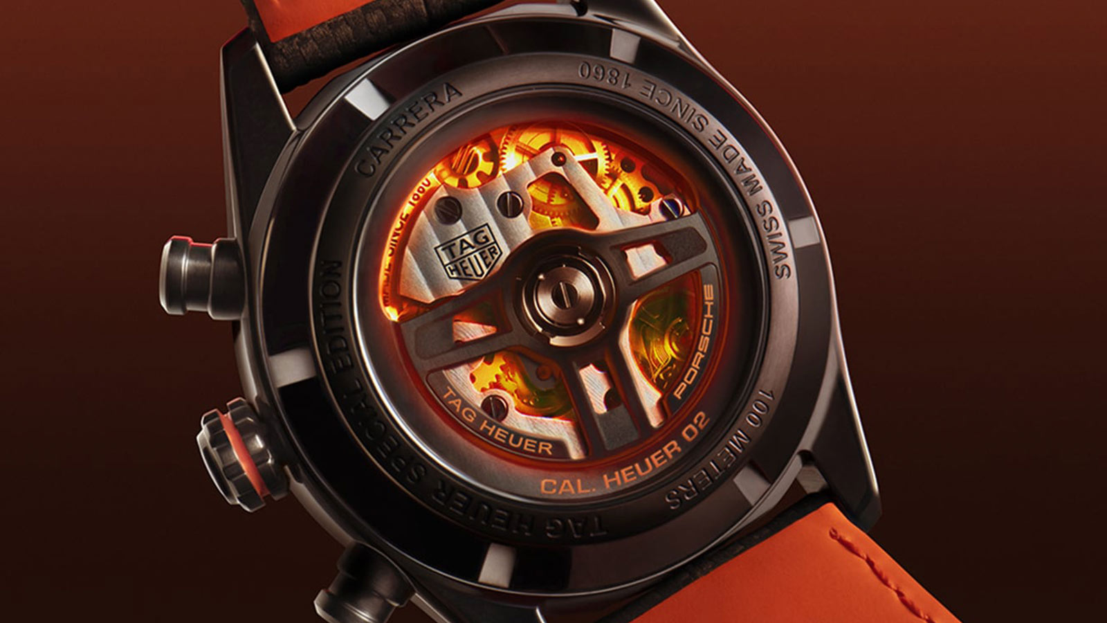 Tag Heuer And Porsche Debut The Striking Orange Carrera Chronograph ...