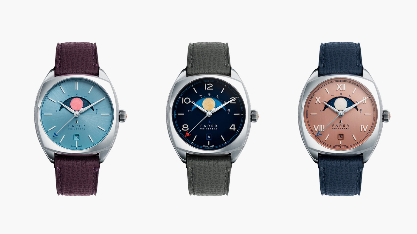 Farer Announces A Trio of Moonphase Timepieces - IMBOLDN
