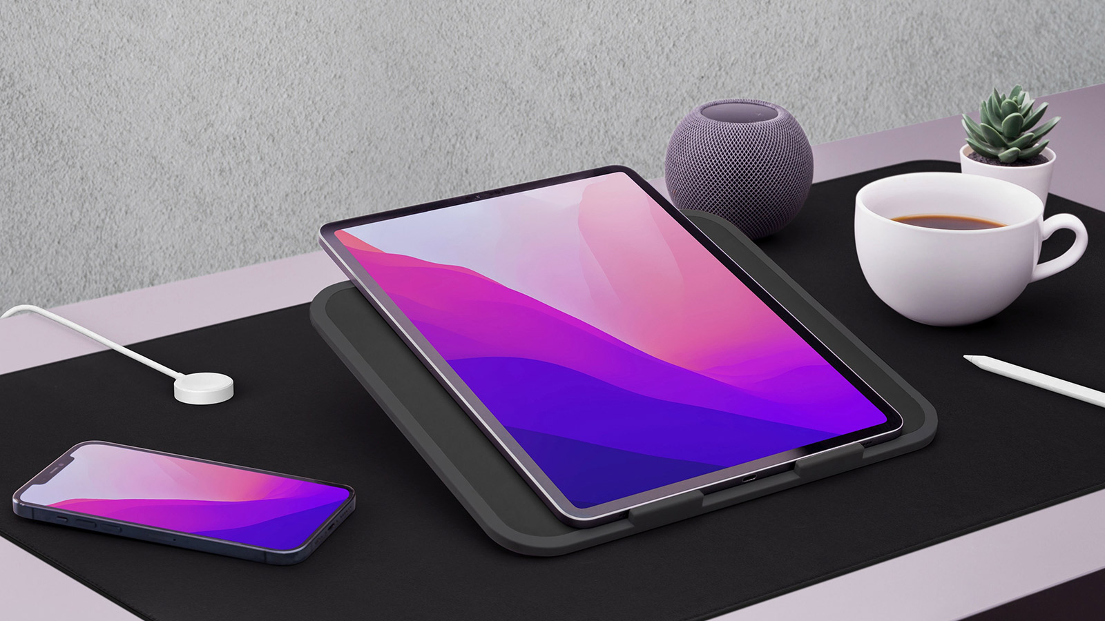 Minimalistic Function Desk Mat Pro Improves And Protects Workspaces ...