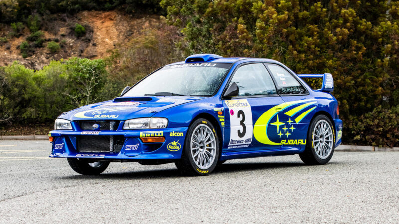 WRC Stage Winning 1999 Subaru Impreza Rally Car Sells For Over Half A ...