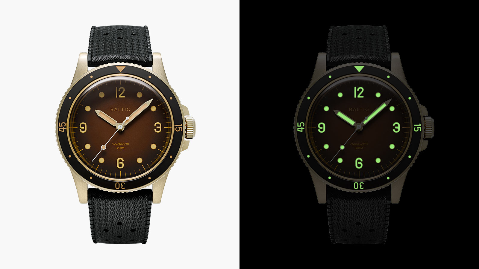 Discover The Unique Patina Of The Baltic Aquascaphe Bronze Brown Watch ...