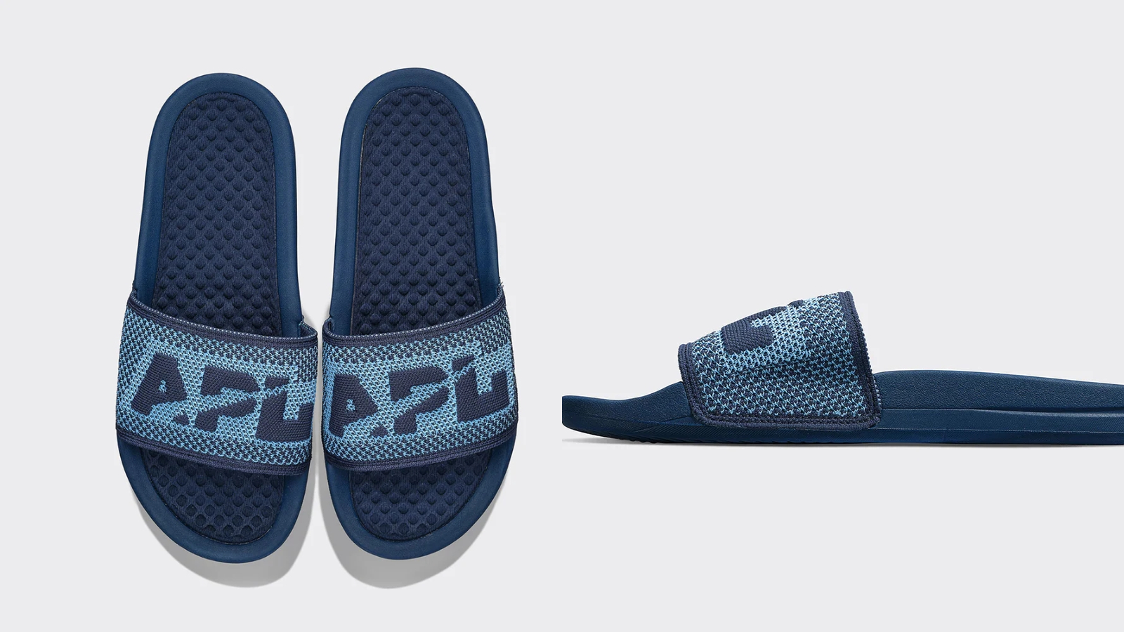 Step Into Ultimate Comfort With The APL Big Logo TechLoom Slides - IMBOLDN