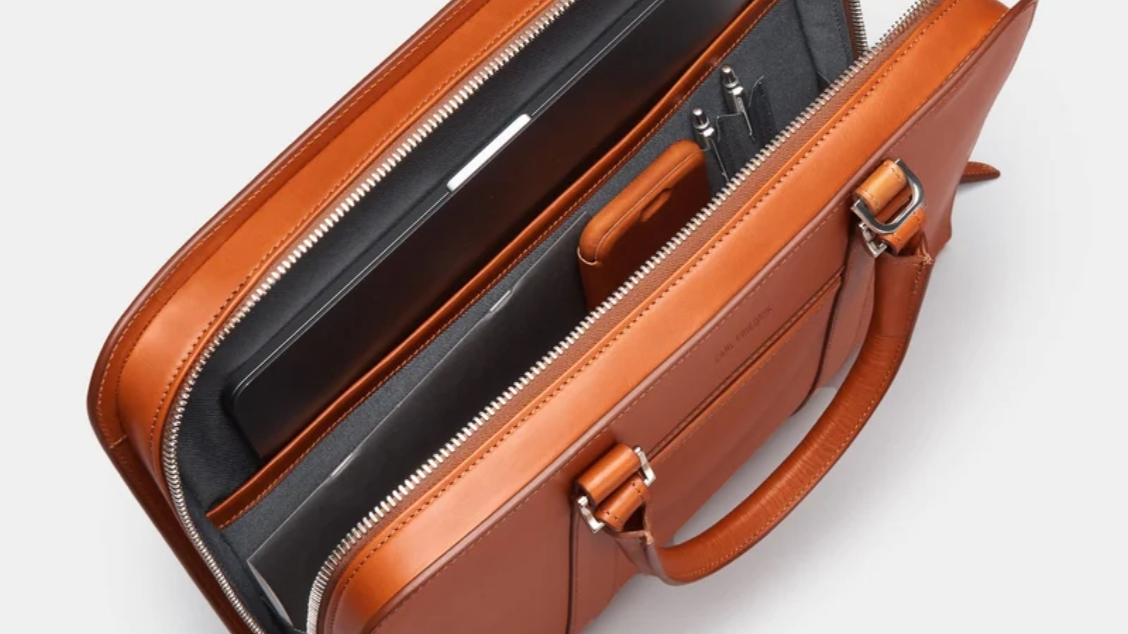 Discover The Perfect Fusion Of Style And Practicality With The Carl Friedrik Palissy Briefcase ...