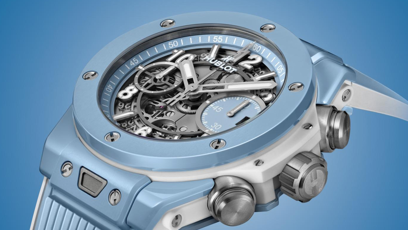 Hublot Unveils The Limited Edition Big Bang Unico Sky Blue Watch ...