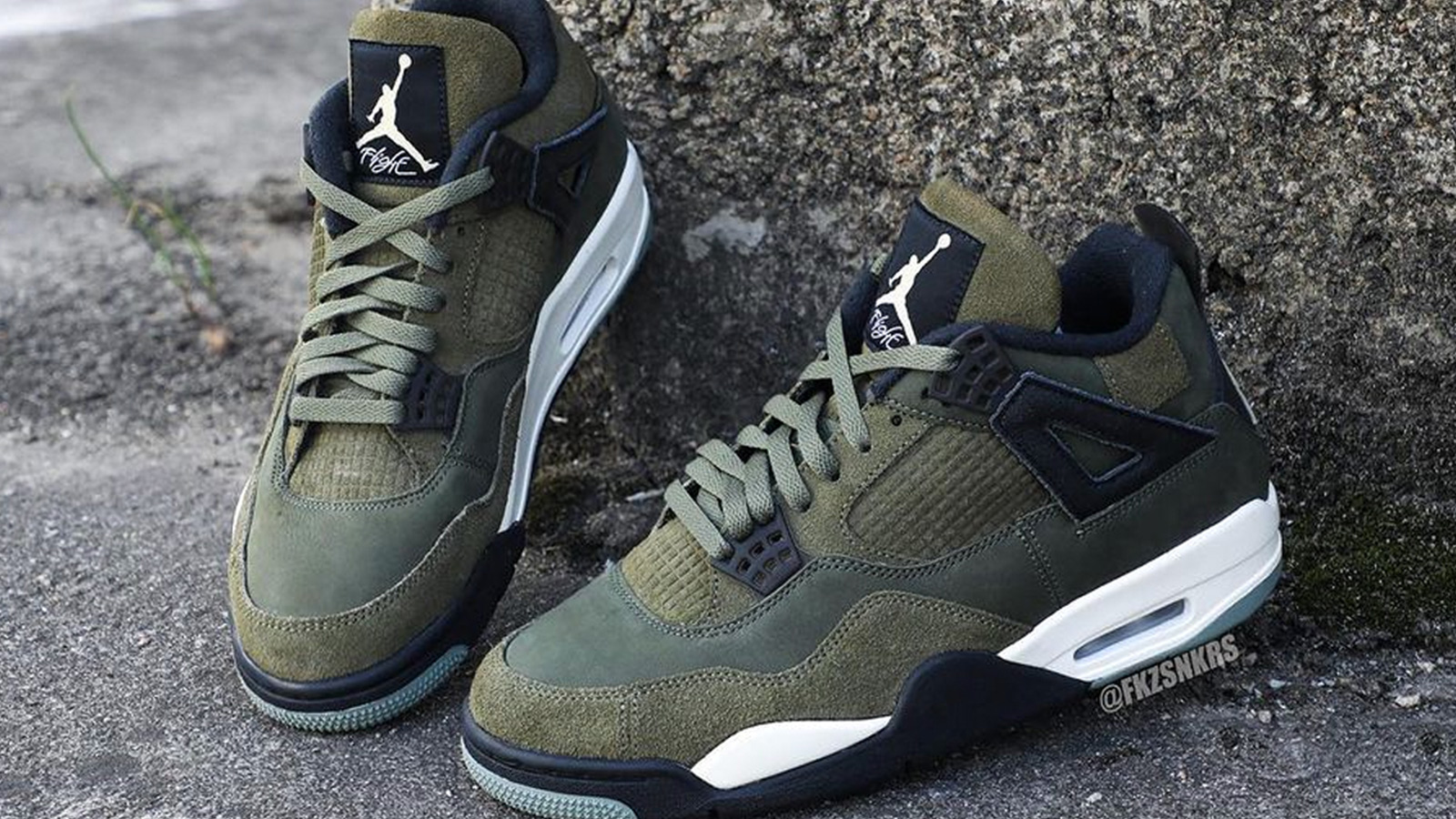 A Sneak Peek At The Air Jordan 4 Craft "Olive" - IMBOLDN