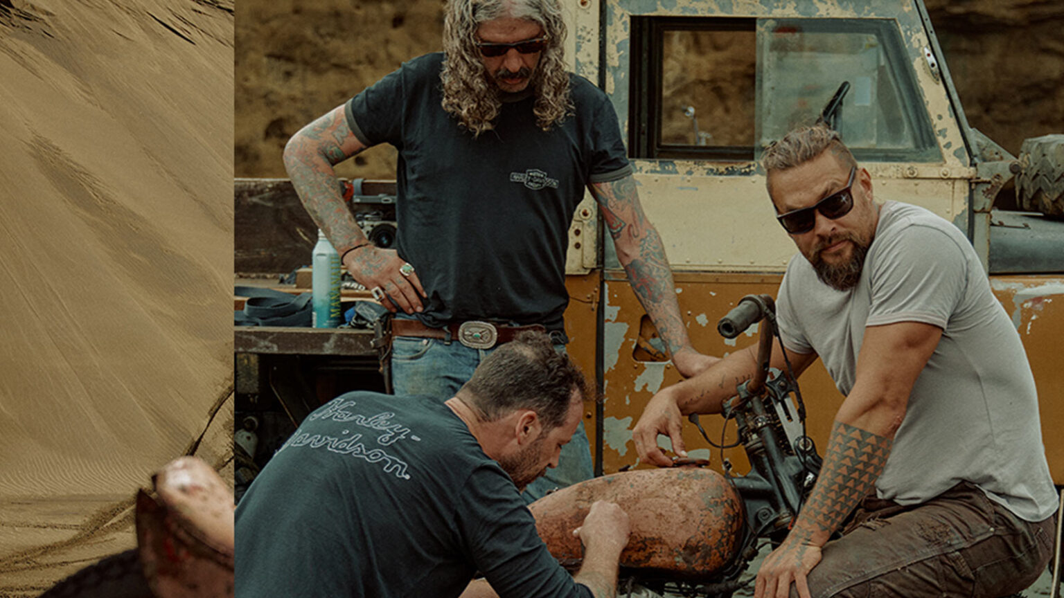 Jason Momoa Unveils On The Roam x Harley-Davidson - IMBOLDN