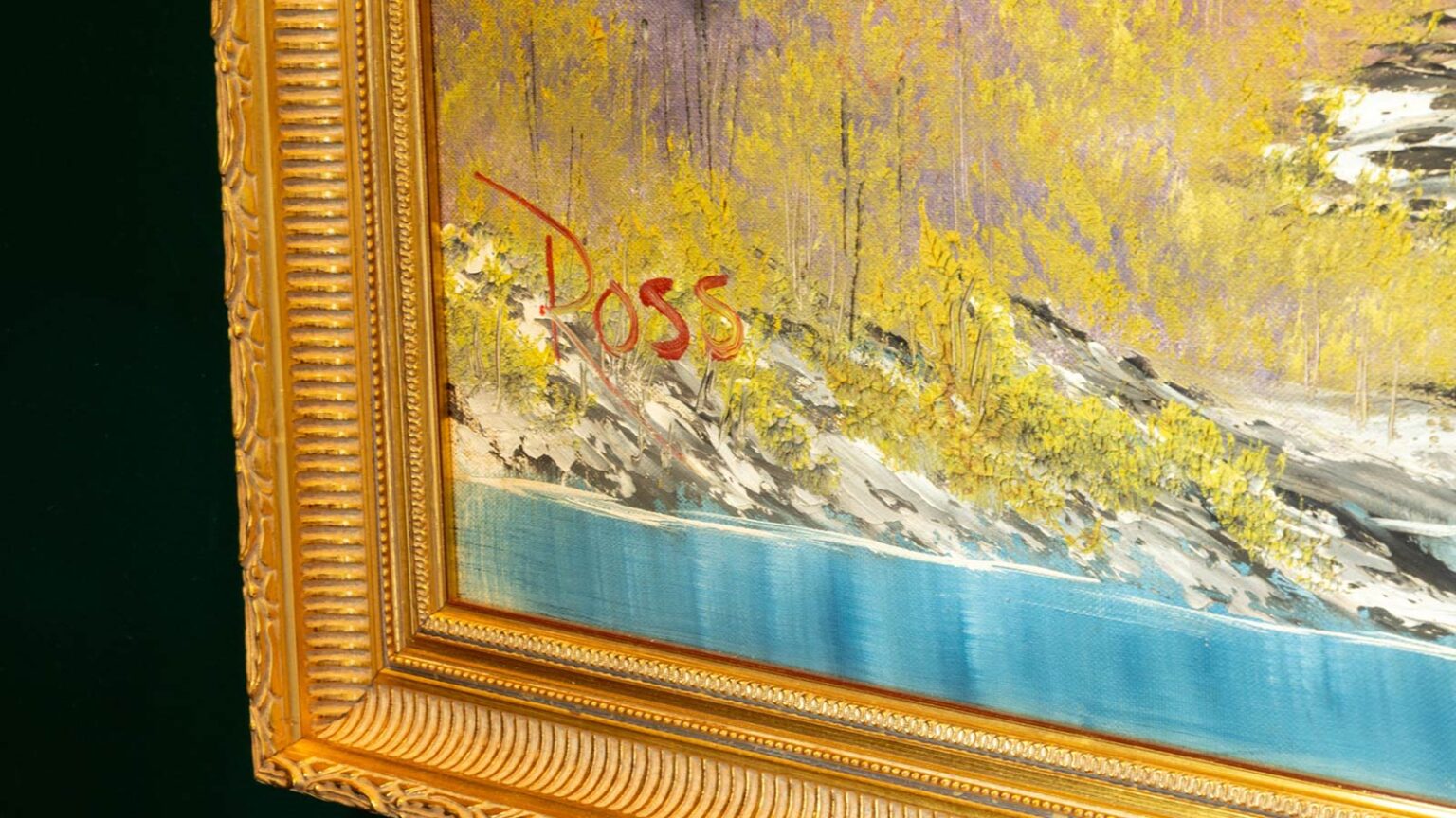 Bob Ross' First Stroke Of Genius: 'A Walk in the Woods' Original ...