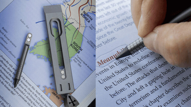 Introducing The Titanium Alloy Multitool Bookmark Pen - IMBOLDN
