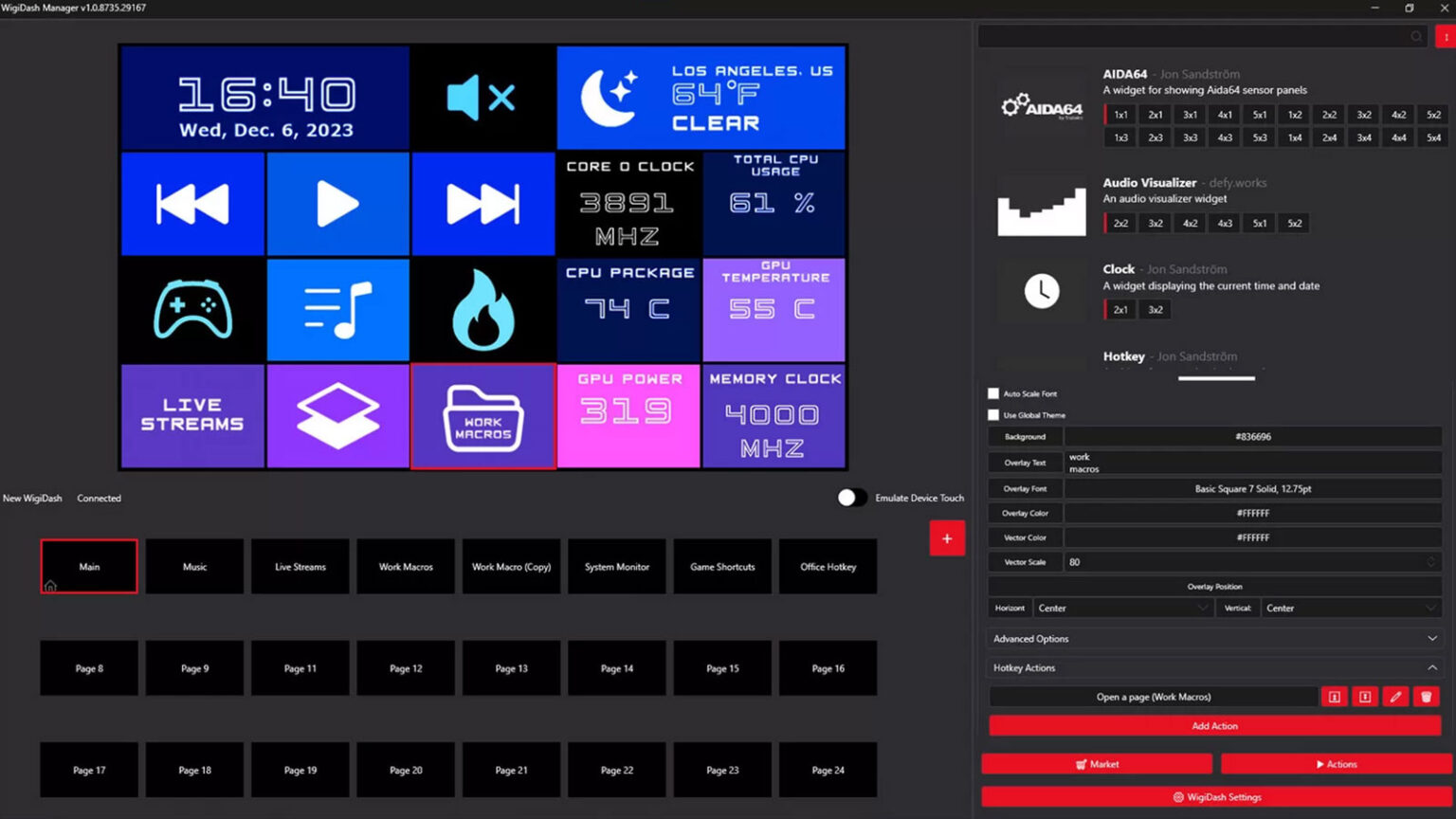 WigiDash PC Command Panel Is A Personalized PC Control Center - IMBOLDN