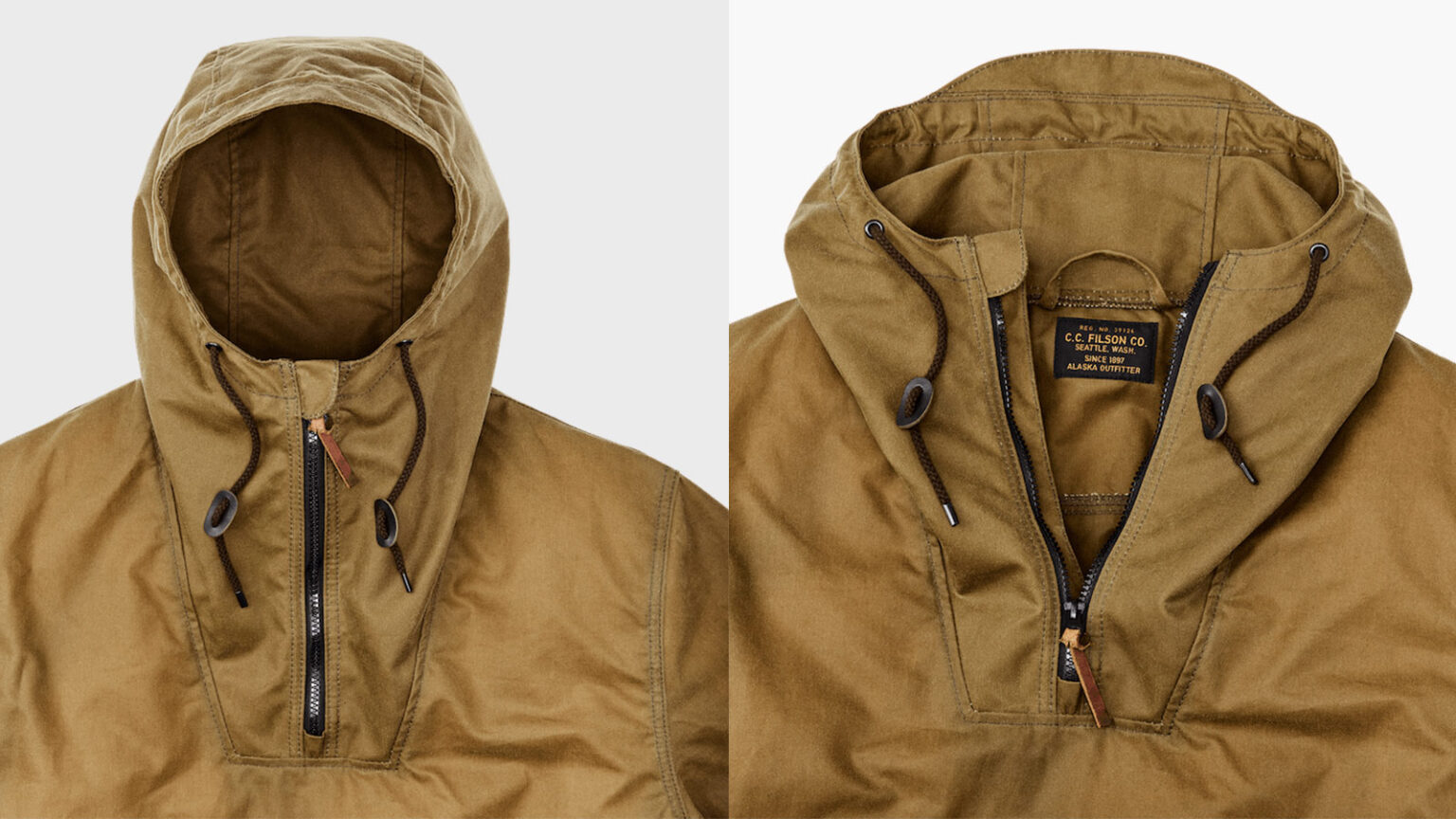 Filson Shelter Cloth Waxed Anorak Is A Modern Classic For Outdoor ...