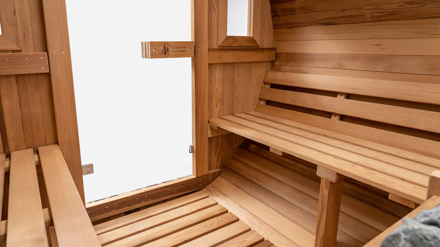 Discover The Redwood Outdoors Thermowood Panorama Sauna - IMBOLDN