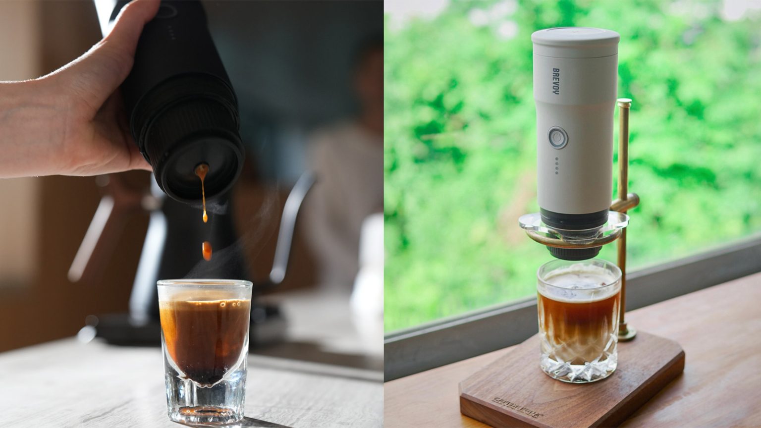 Brevoy Portable Espresso Maker Offers Perfect Espresso Anytime ...